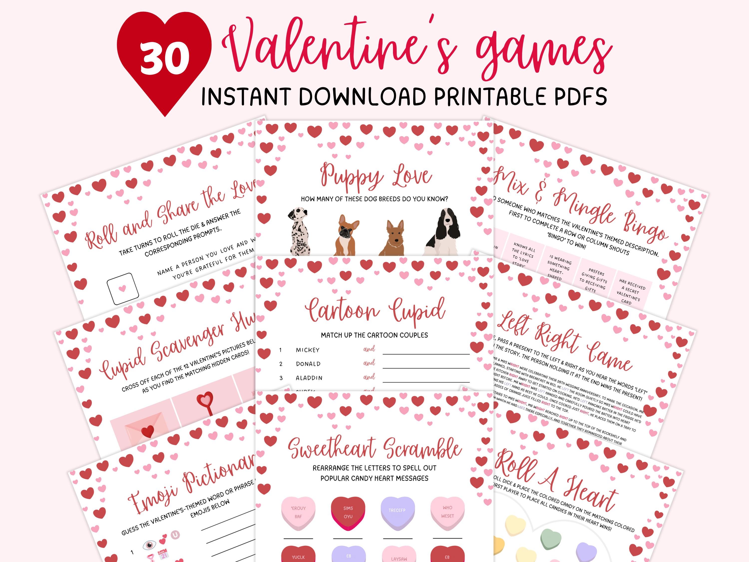 Galentines Games Valentine Games for Kids, Teens & Adults Galentines ...