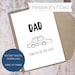 Dad Taxi Father's Day Card Printable, Thank You for Your Service Funny ...