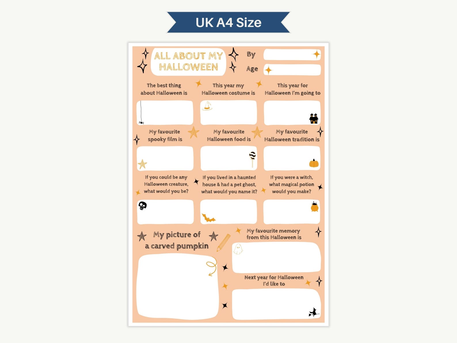 Halloween Learning Printable Kids Activity Party Game, Halloween ...