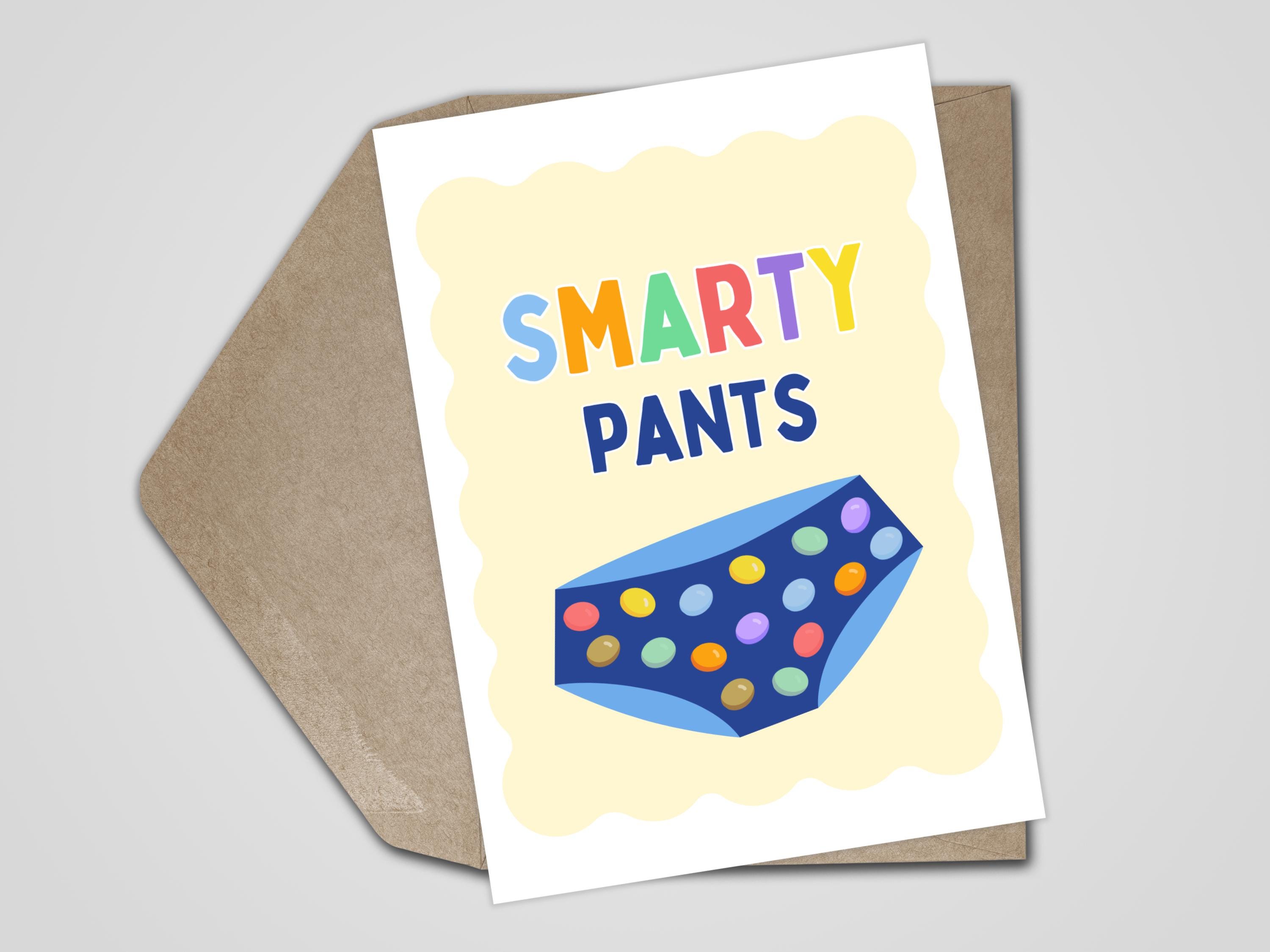 Smarty Pants Funny Graduation Card, Funny Congratulations Card, Funny ...