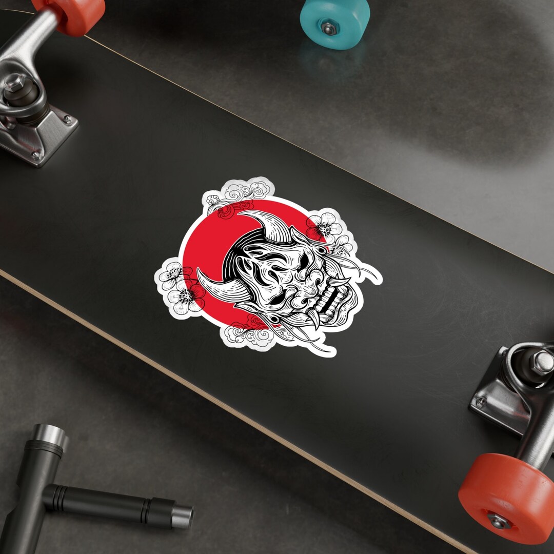 Japanese Oni Yokai Vinyl Decal Stickers Kiss-cut Demon Decal Sticker ...