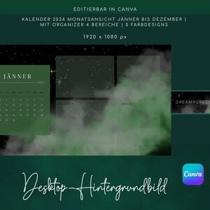 Desktop Wallpaper Template Editable Customizable Calendar Organizer ...