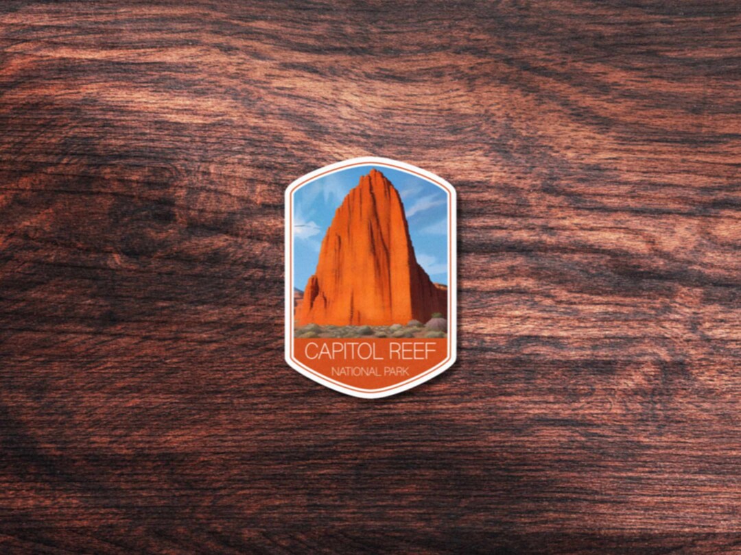 Capitol Reef National Park Sticker, Great for Hydroflask, Laptop, or ...