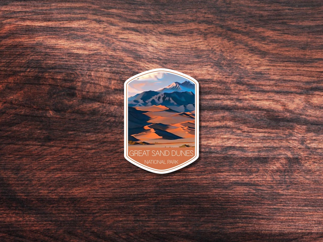Great Sand Dunes National Park Sticker, Great for Hydroflask, Laptop ...