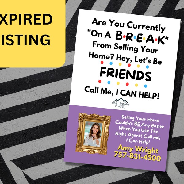 Real Estate Expired Postcard - Etsy