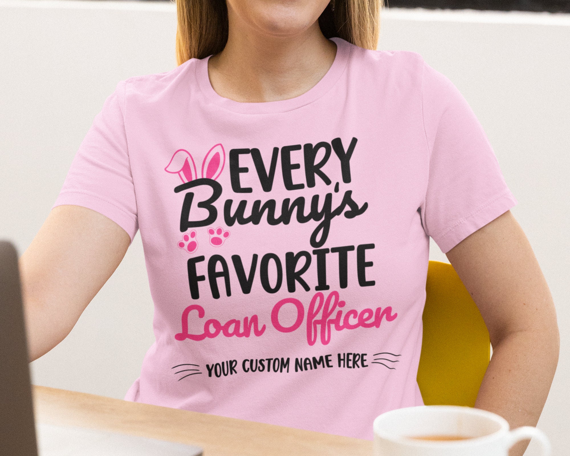 Personalized Easter Mortgage Loan Officer Shirt, Custom Closing Day ...