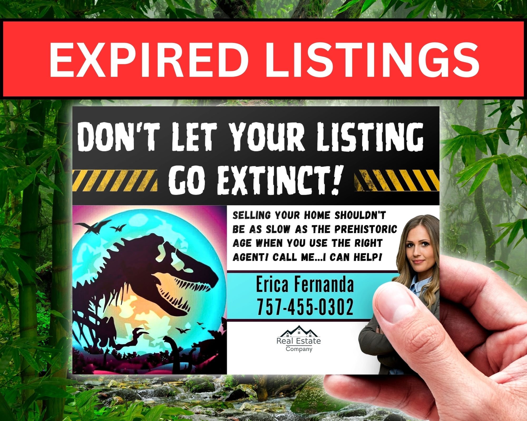 Expired Listing Postcard Bundle, Real Estate Marketing, Pop By, Client ...