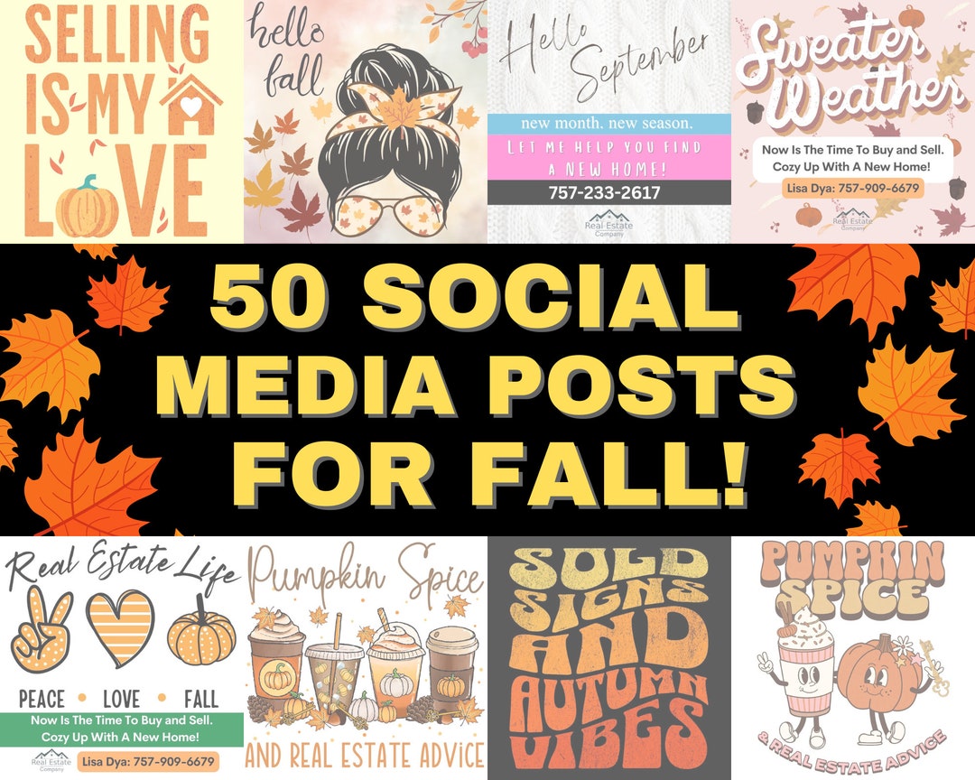 Fall Social Media Posts, Real Estate Marketing, Funny Facebook Posts ...