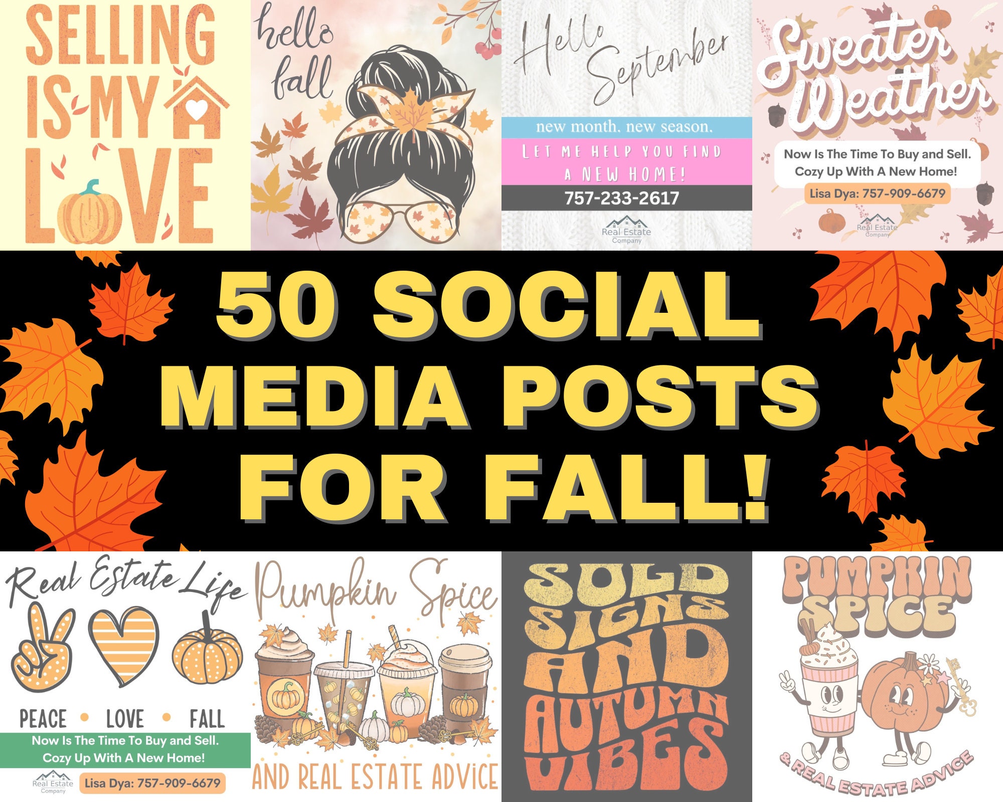 Fall Social Media Posts, Real Estate Marketing, Funny Facebook Posts ...