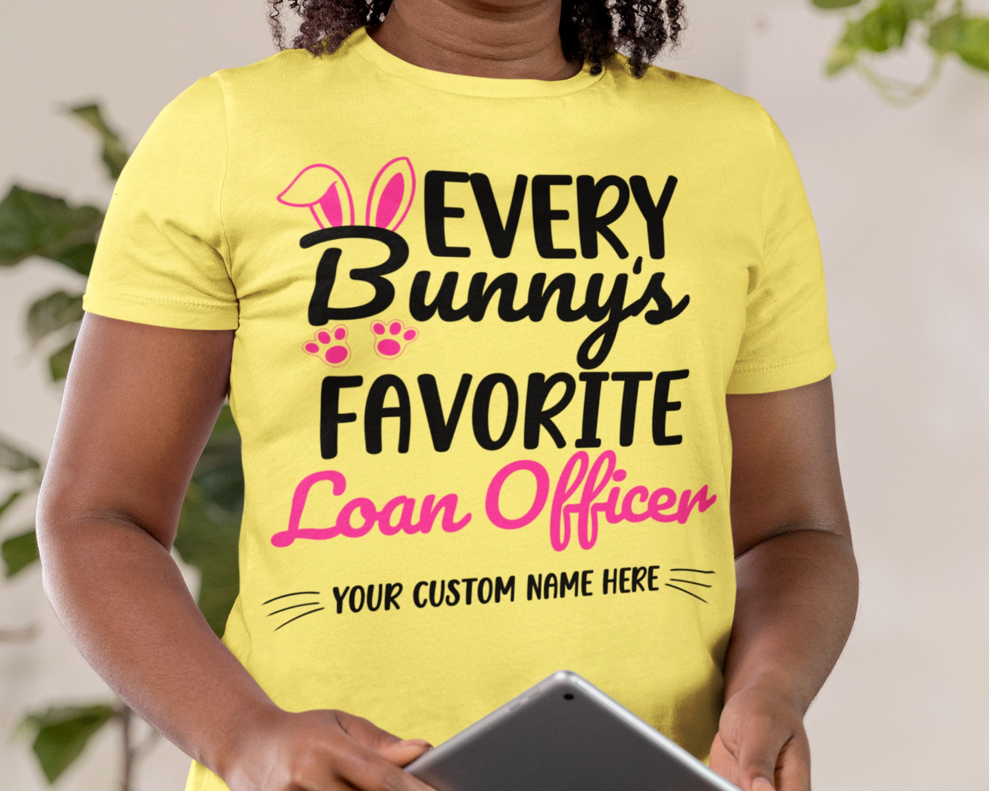 Personalized Easter Mortgage Loan Officer Shirt, Custom Closing Day ...
