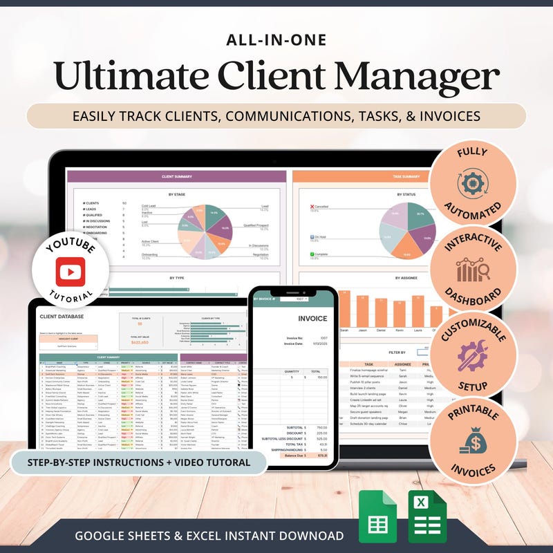 Data Excel Sheet - Etsy UK