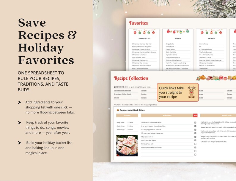 Christmas Organizer Template Google Sheets Gift Tracker Spreadsheet ...