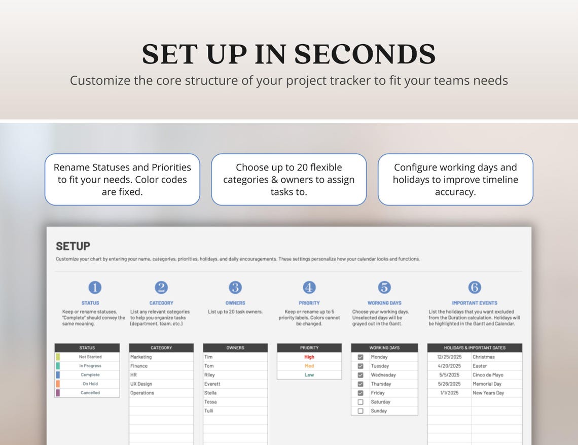 Gantt Chart Project Management Tool Gantt Timeline Project Google Sheet ...