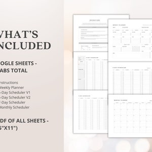 Daily Weekly Monthly Planner 2025 Digital Planner Template for Small ...
