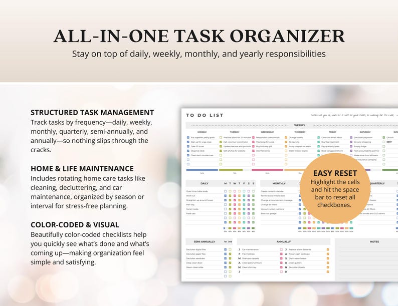 To Do List Tracker Printable to Do Checklist Daily Weekly Monthly to Do ...