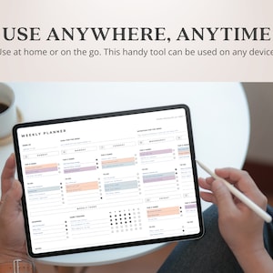 Daily Weekly Monthly Planner 2025 Digital Planner Template for Small ...