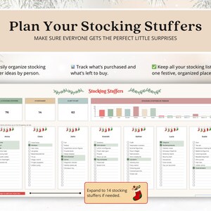 Christmas Gift Tracker Spreadsheet Budget Tracker Google Sheets Holiday ...
