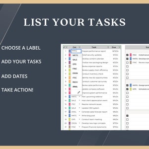Task Tracker Google Sheets Business Tracker Spreadsheet for Small ...