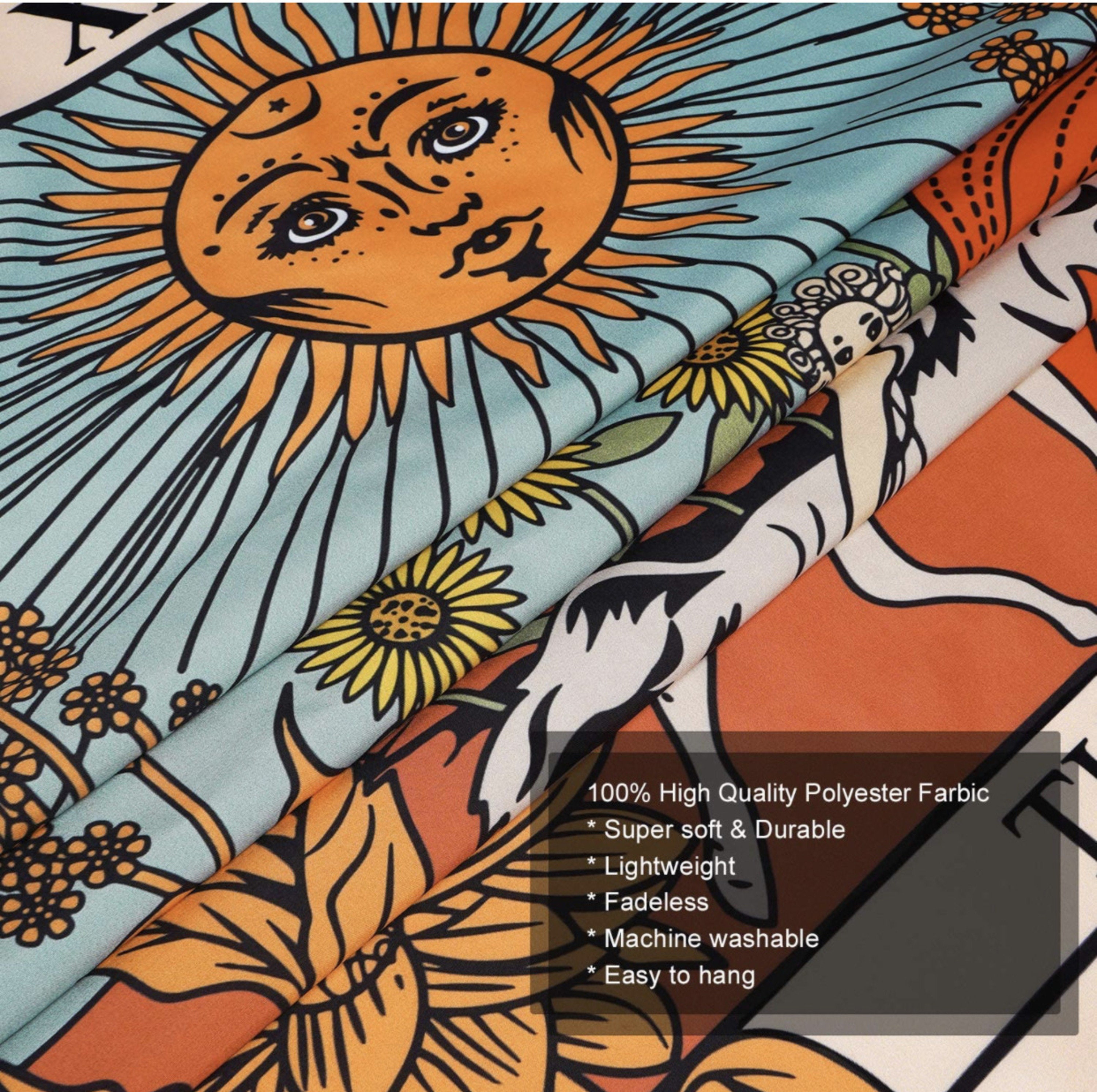 Tarot Tapestry the Sun Tarot Card Tapestry Medieval Europe Mysterious ...