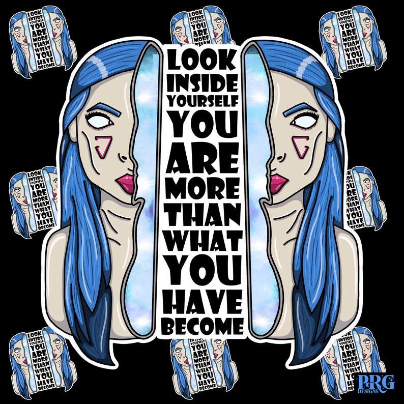 Look Inside Yourself - PNG & Sticker Design - Etsy