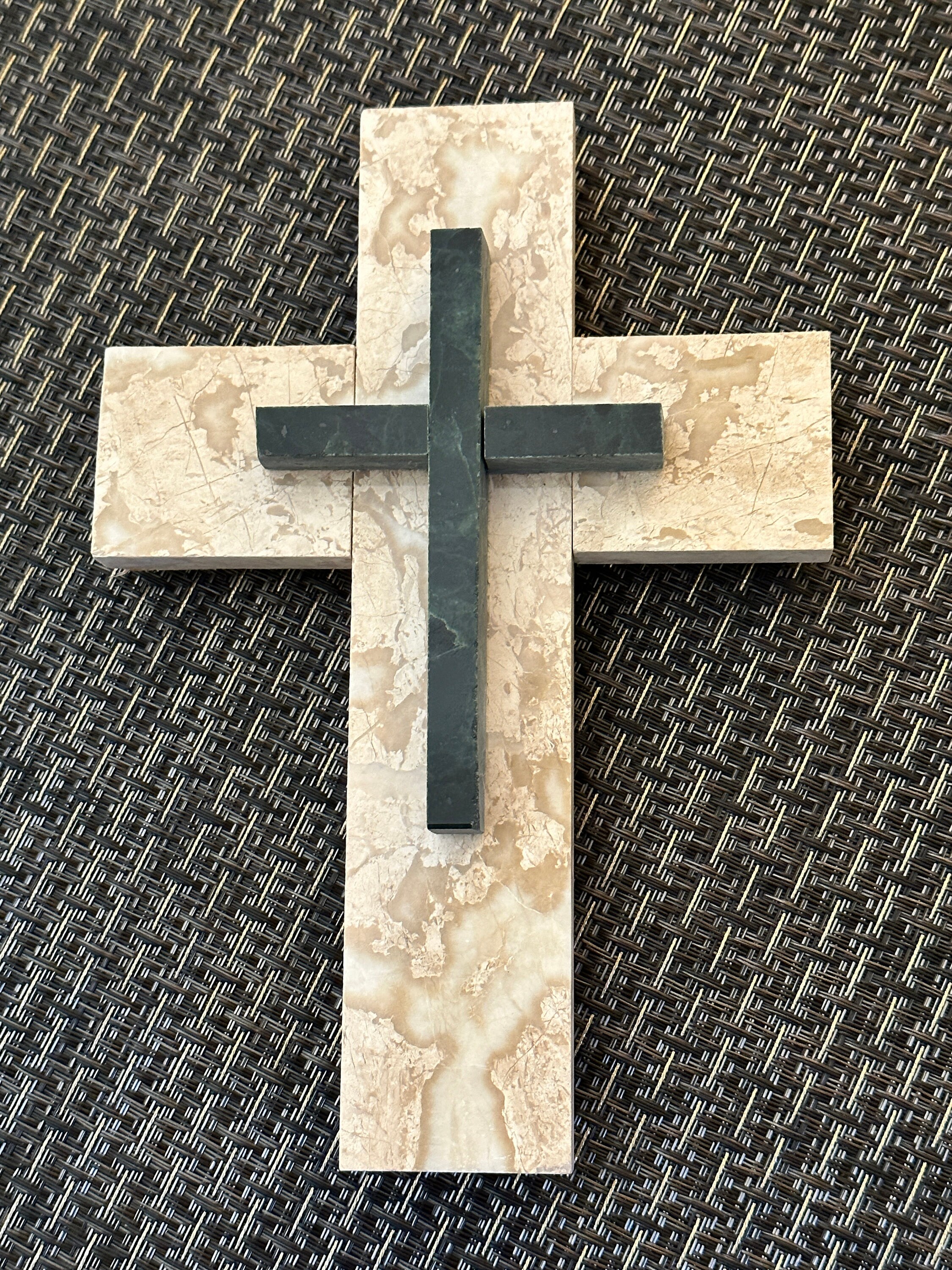 Rustic Stone Wall Cross Marble Cross Wall Hanging Cross Art - Etsy
