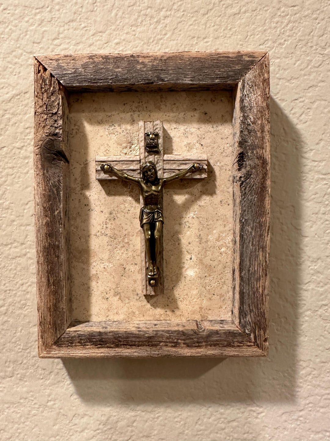 Rustic, Cross, Crucifix, Religious, Wall Art, Wall Hanging, Plaque ...