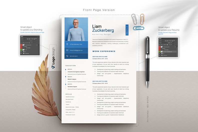 Kit for Etsy Resume Template Mockup, Digital Product Mockup, Digital ...