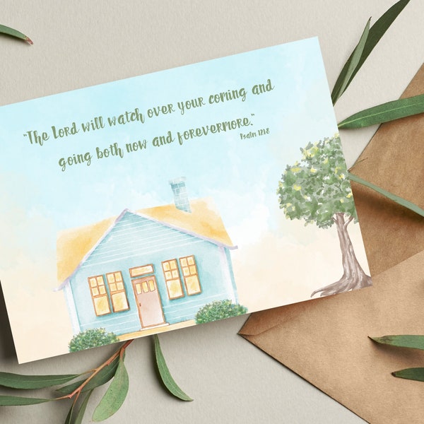 House Blessing Printable for Card - Etsy