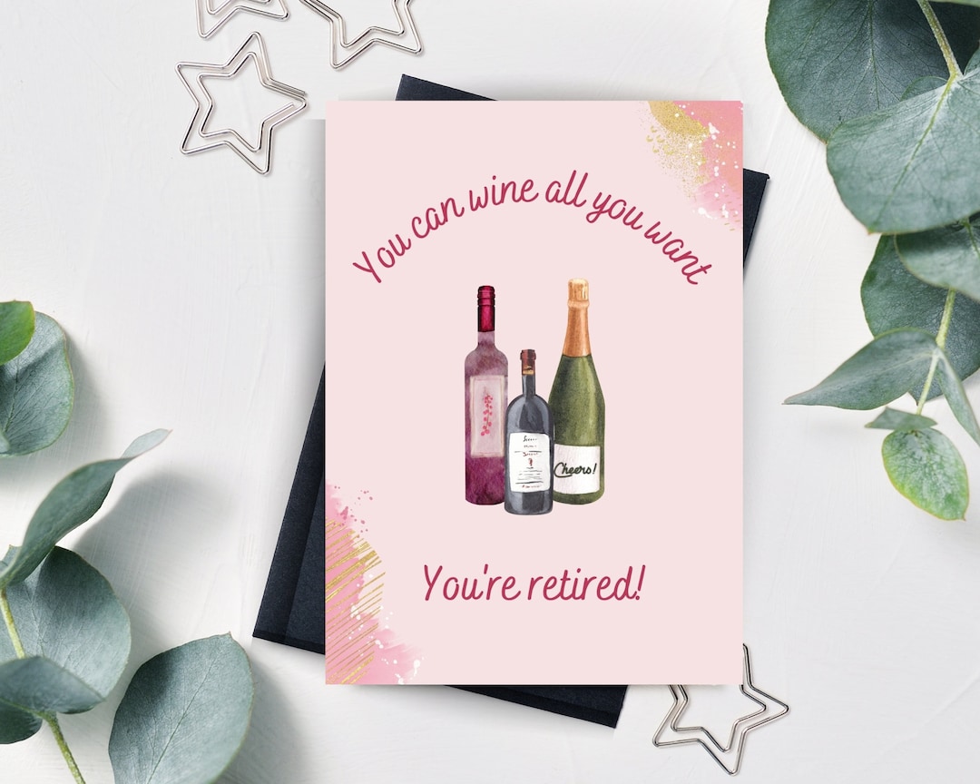 Printable Happy Retirement, Coworker Leaving Job, Funny Retirement Card ...
