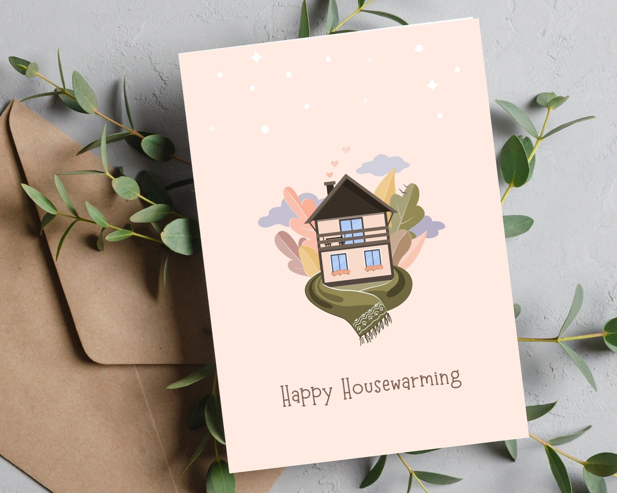 Printable Happy Housewarming Congratulations Card, Card for New Home ...