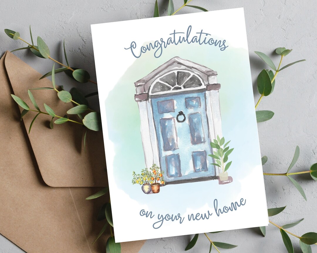 Printable Housewarming Card, Congratulations on Your New Home, Gift for ...