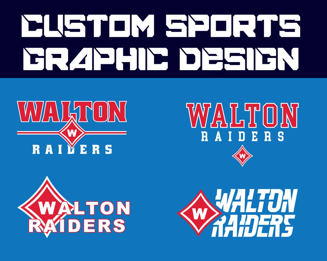 Custom Sports Graphic Design - Etsy