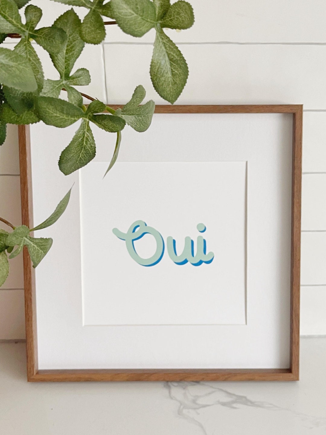 Oui Print (physical Print) - Etsy