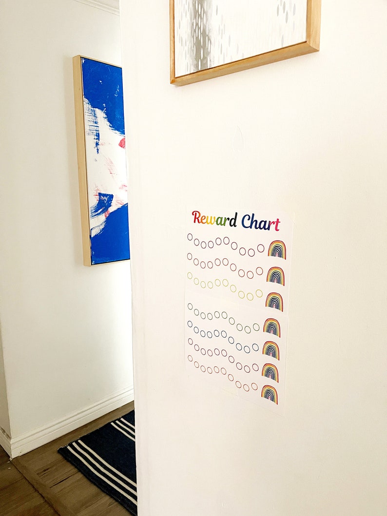 Digital Reward Rainbow Chart - Etsy