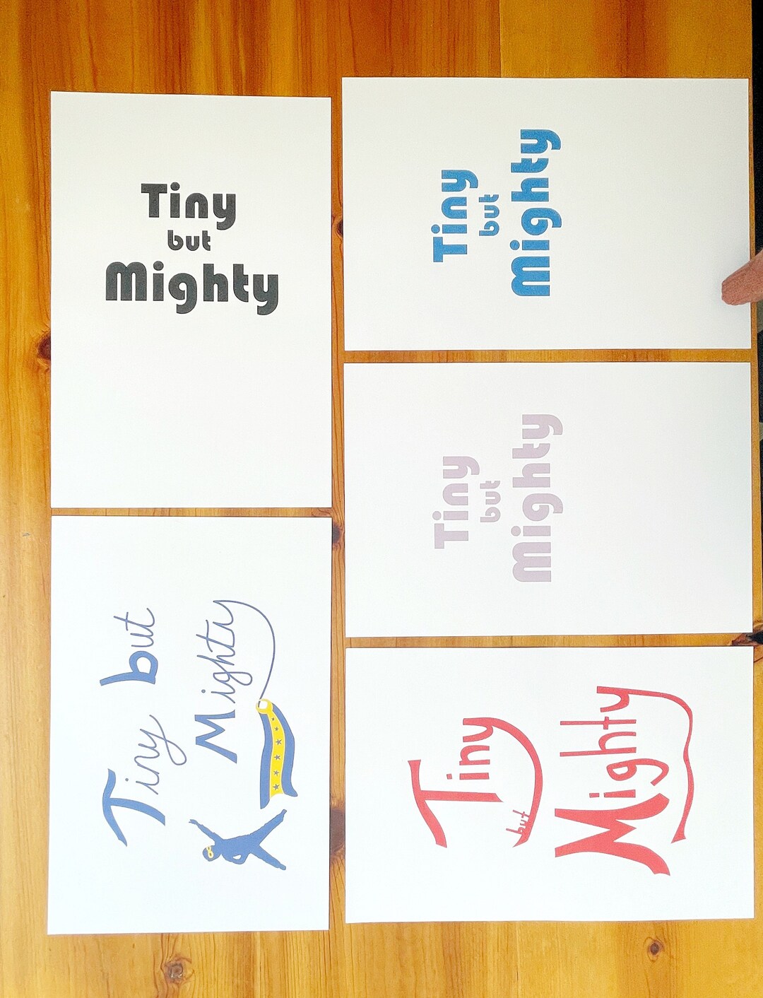 Tiny but Mighty Poster - Etsy