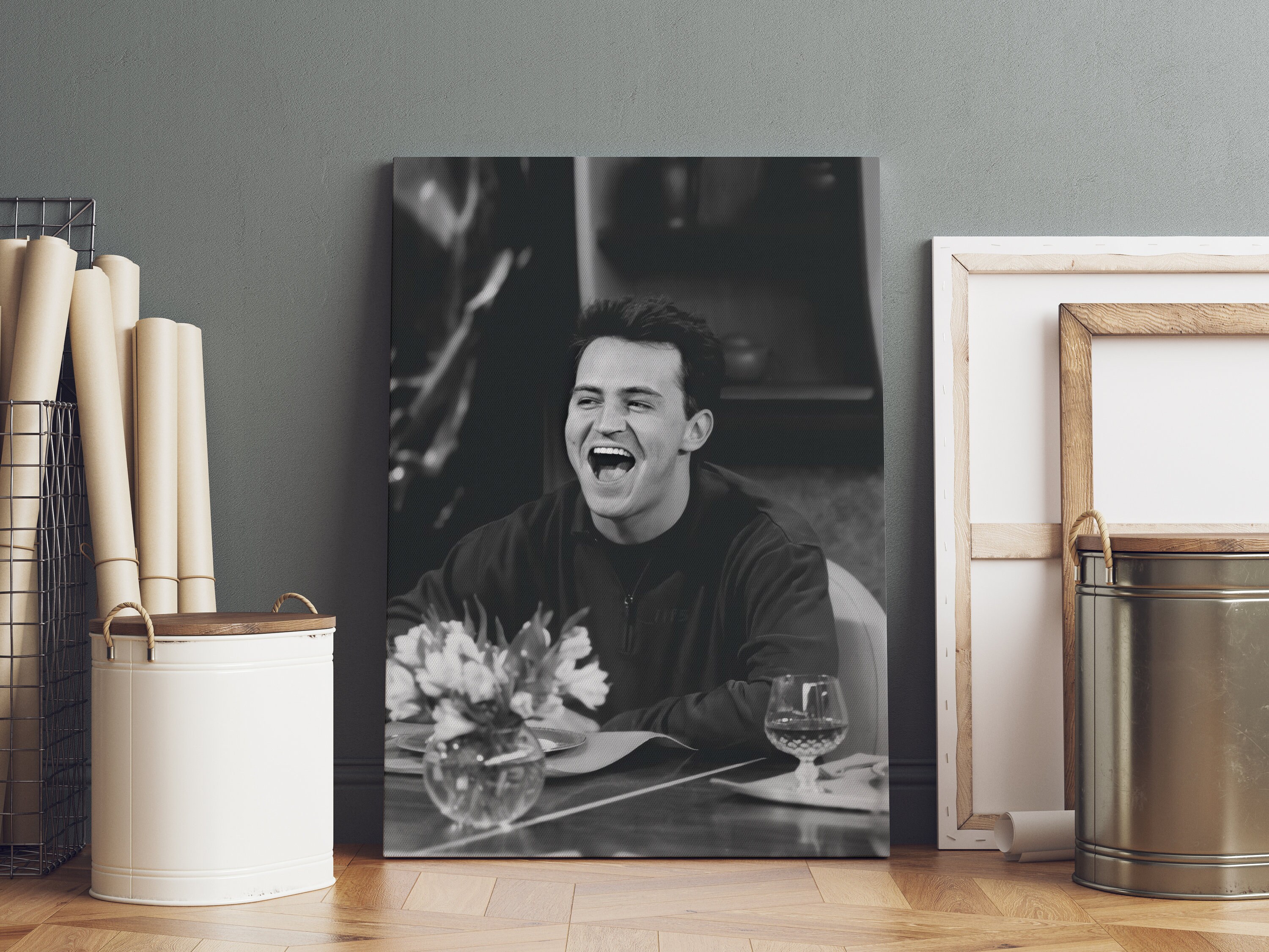 Friends Art, Friends Chandler Poster, Matthew Perry Wall Decor sold by ...