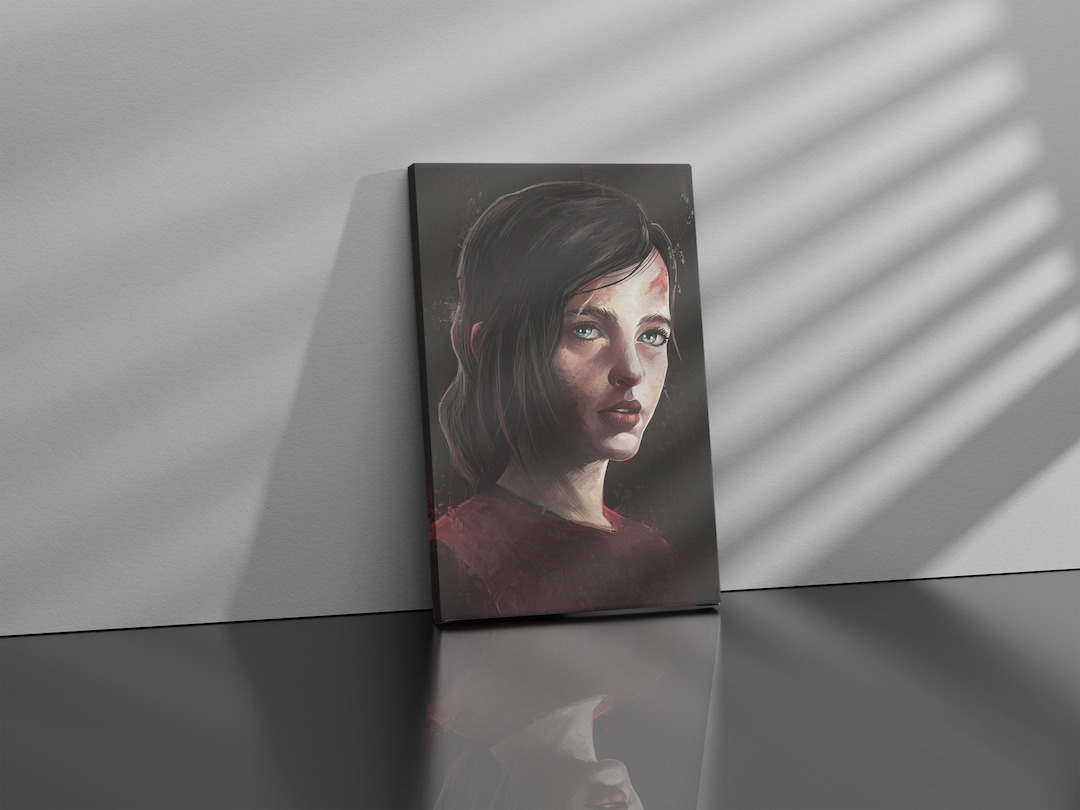The Last of Us Ellie Ellie Art Ellie Canvas Gaming Room - Etsy