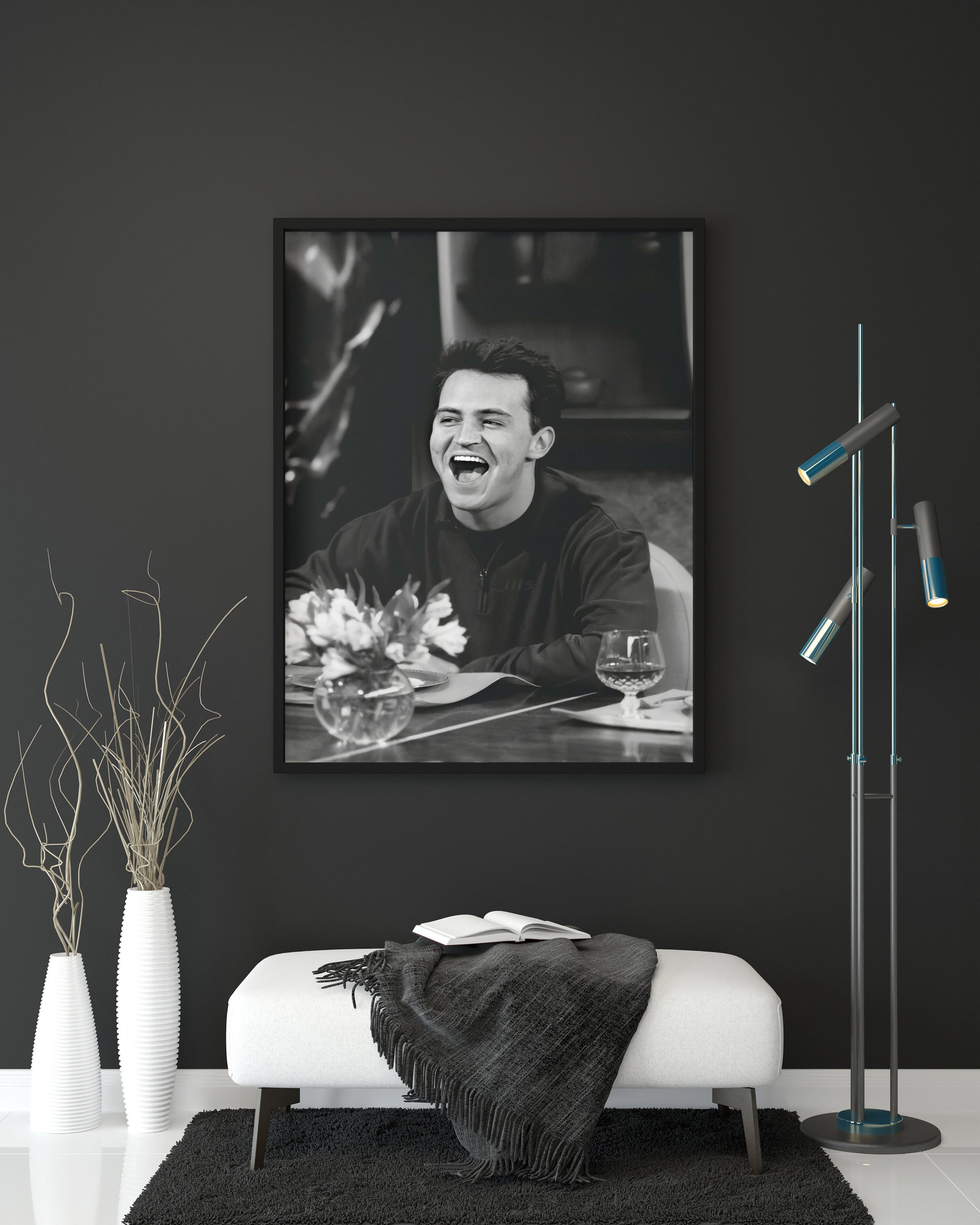 Friends Art, Friends Chandler Poster, Matthew Perry Wall Decor sold by ...