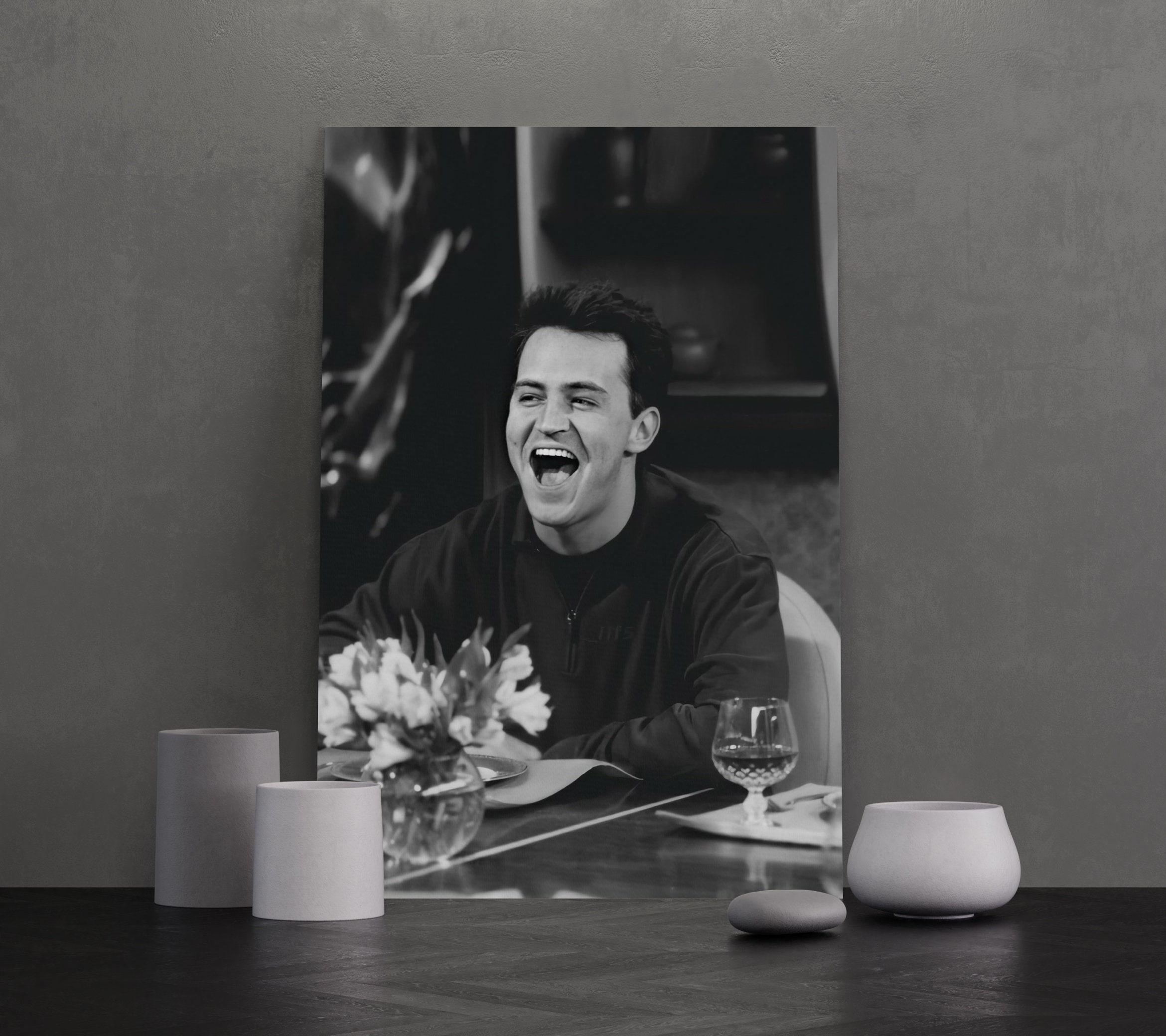 Friends Art, Friends Chandler Poster, Matthew Perry Wall Decor sold by ...