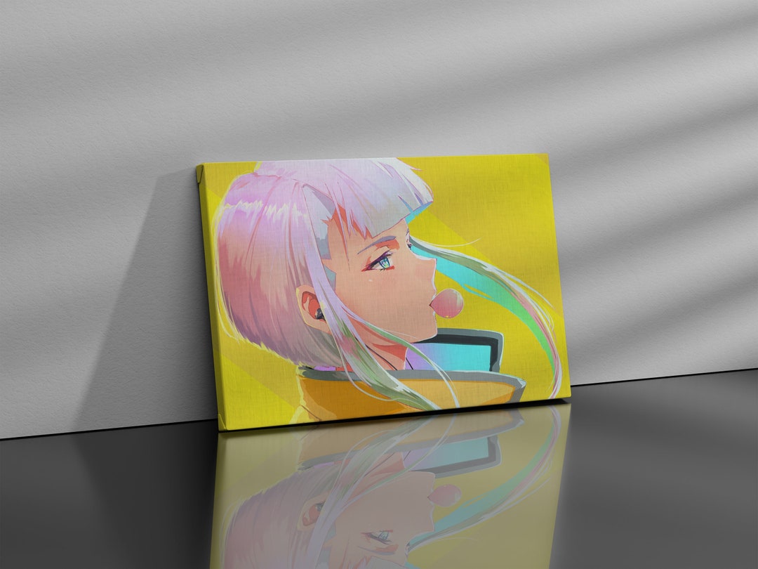 Edgerunners Lucy Art Cyberpunk Edgerunners Canvas Cyberpunk - Etsy