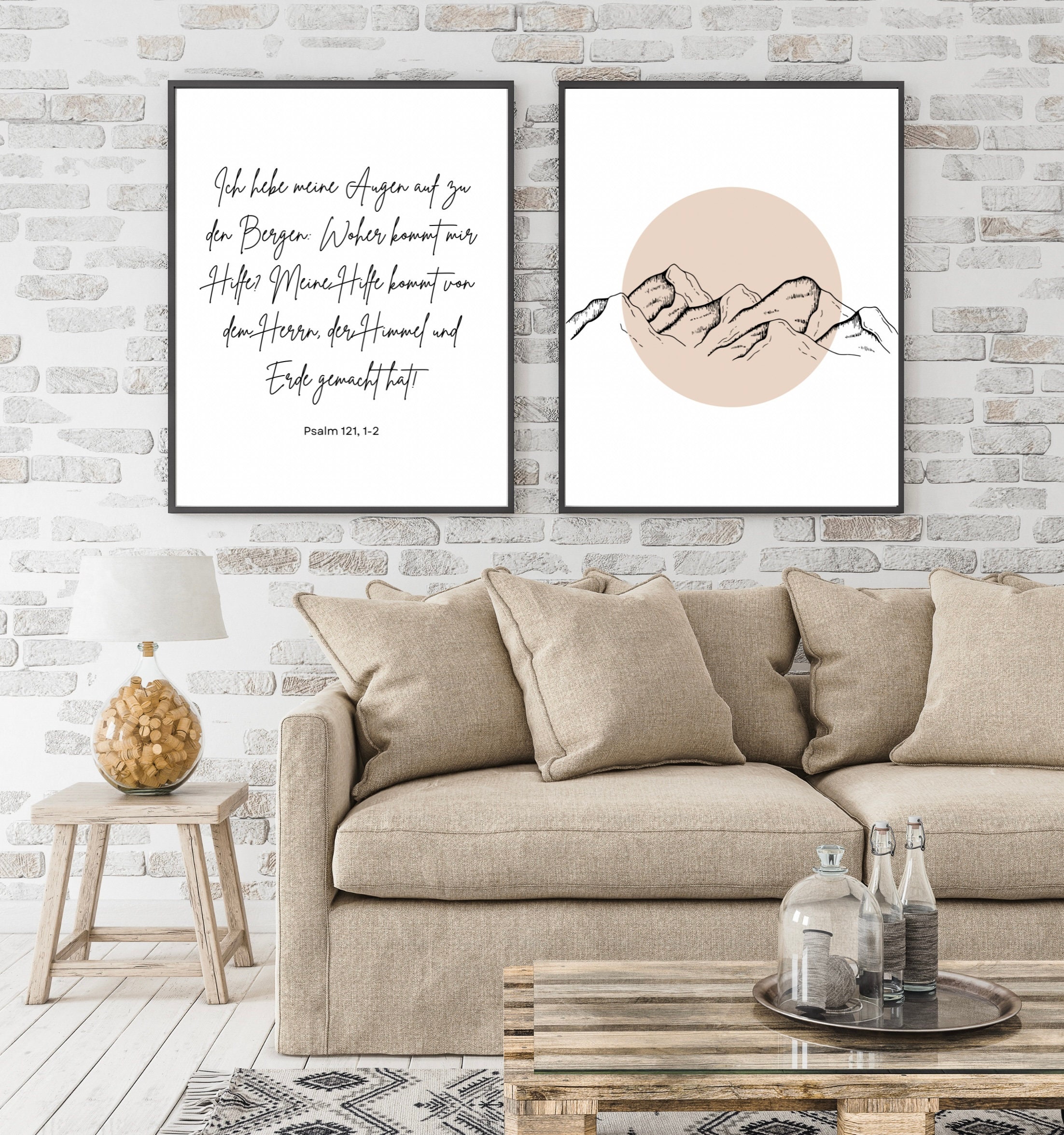 Christian Gifts, Minimalist Bible Verse Poster Set Christian A4, Boho ...