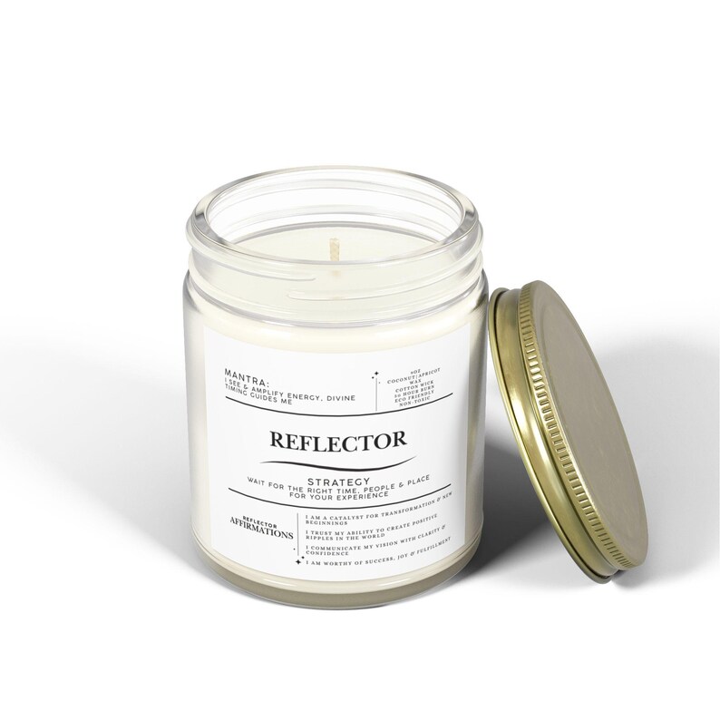 Human Design Reflector Candle 9oz, Human Design Gift, Home Decor ...