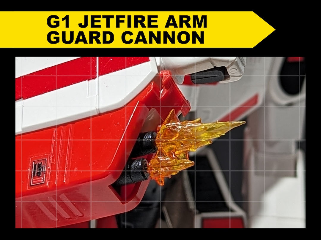 Transformers G1 Jetfire Arm Guard Cannon for Blast Effects [3D Printed ...