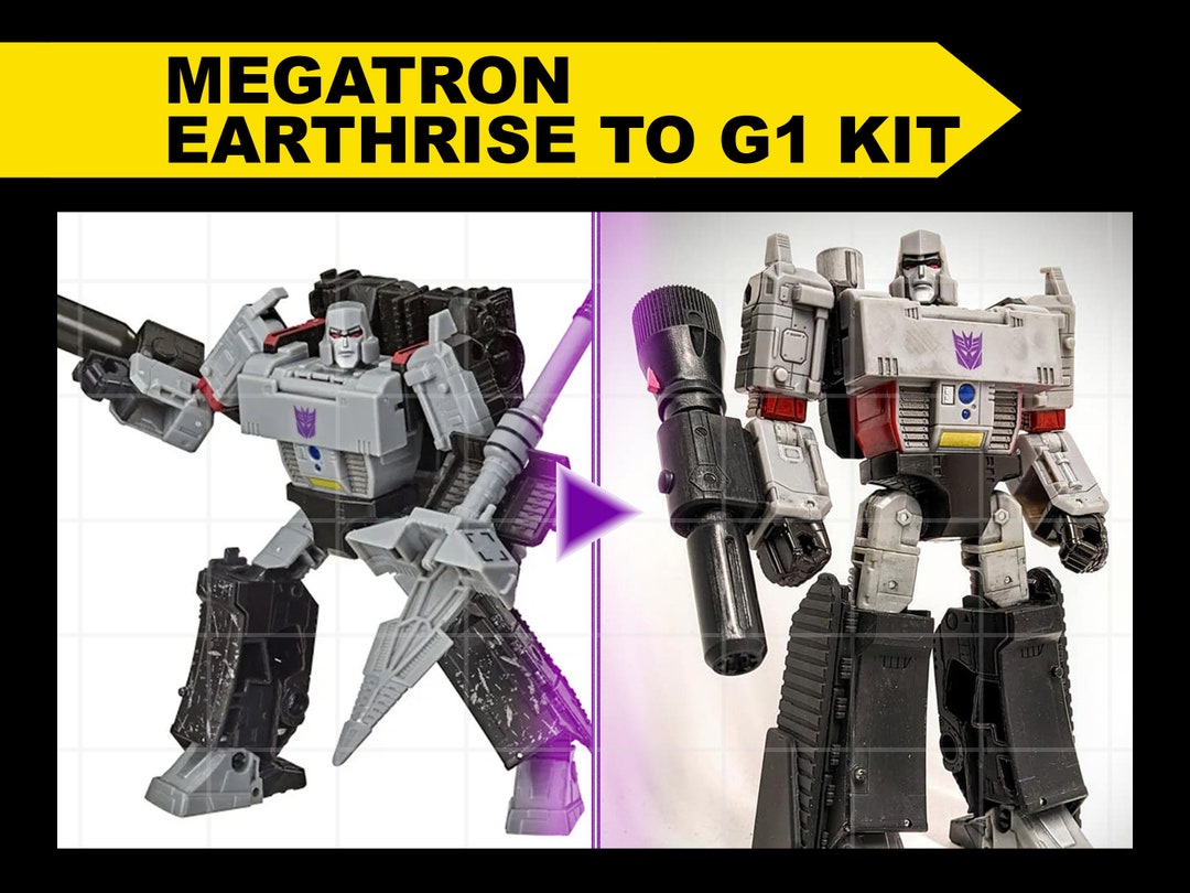 Transformers Earthrise Megatron to G1 Mod Kit - Etsy