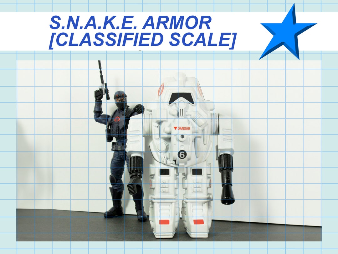 G.I. Joe | Cobra SNAKE Armor - 1/12 Classified Scale | Resin Printed ...
