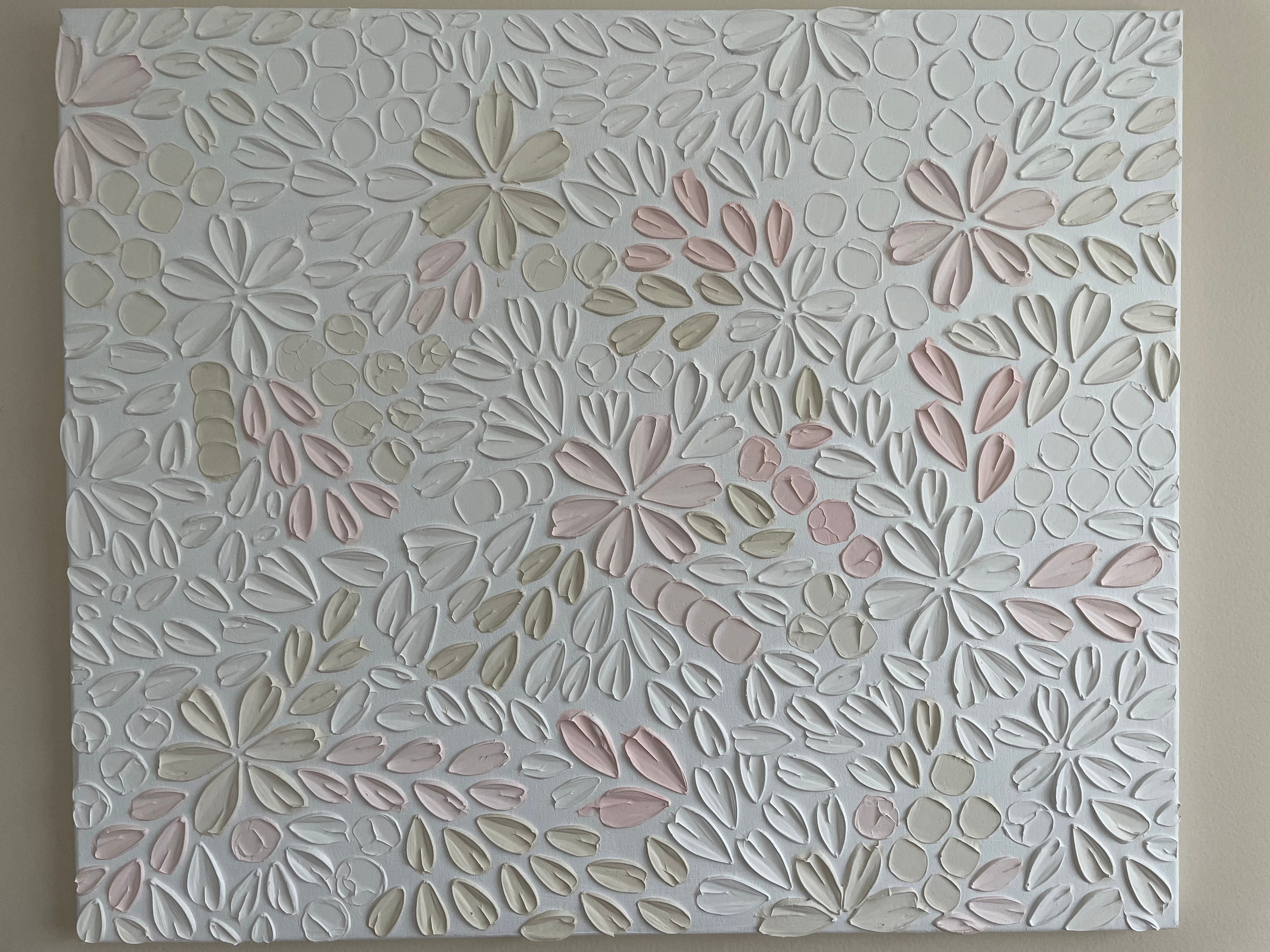 Texture Flowers. Texture Art - Etsy