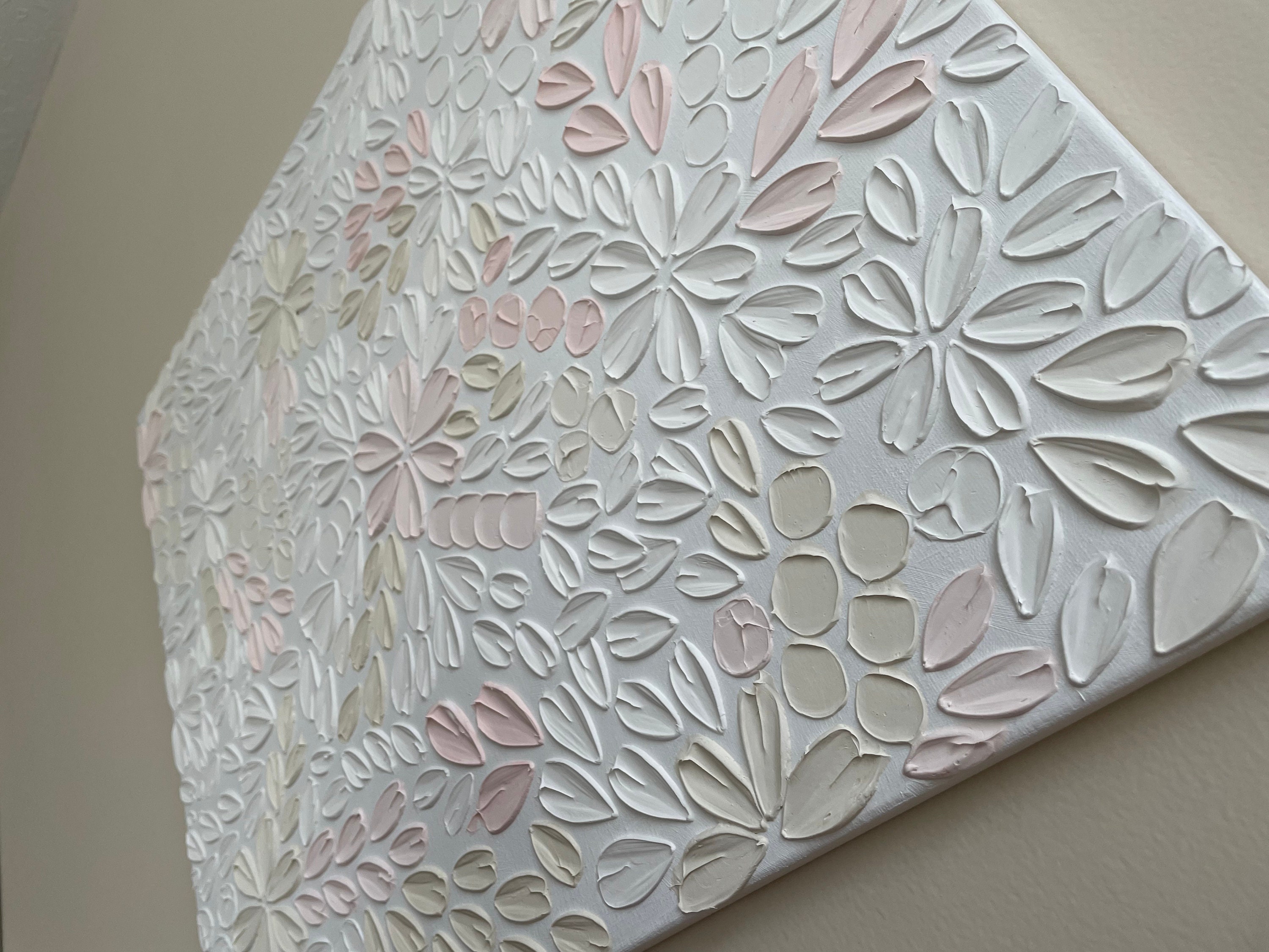 Texture Flowers. Texture Art - Etsy