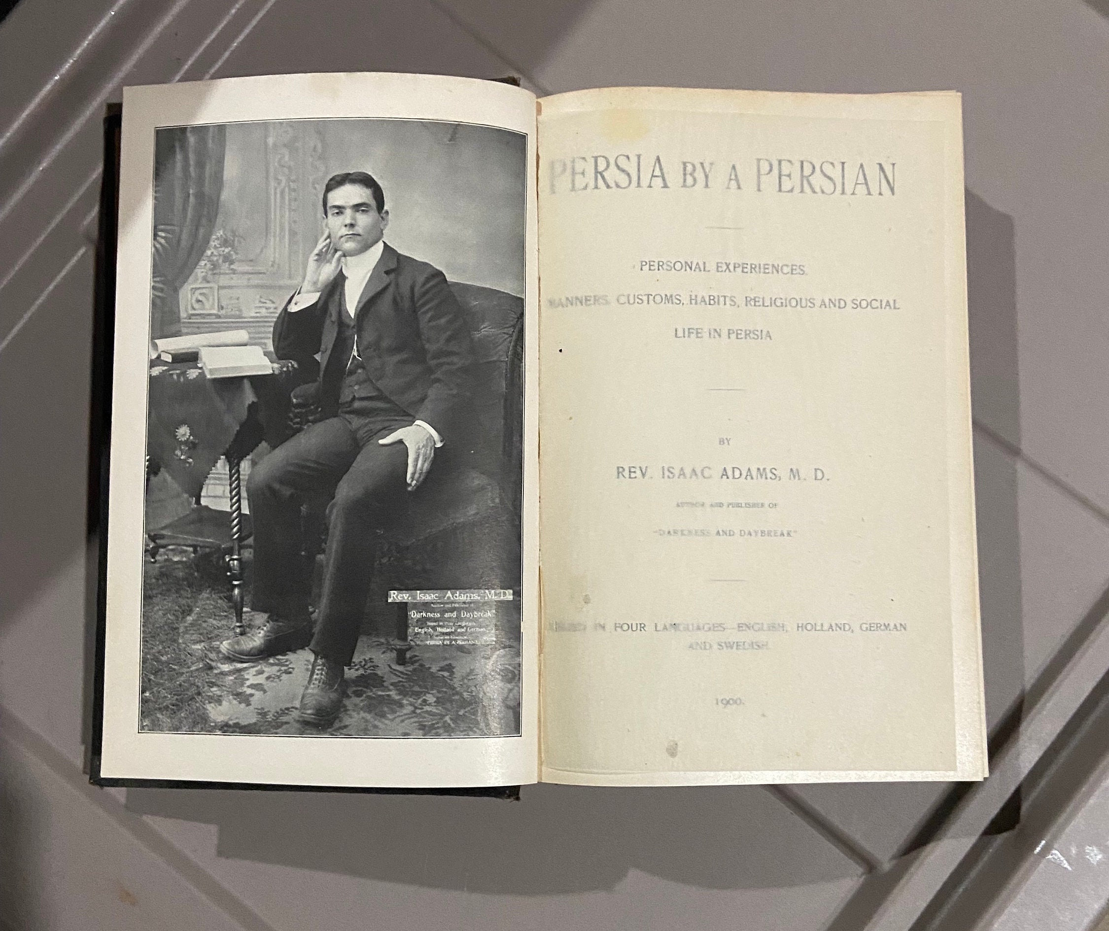 RARE Vintage Book Persia by A Persian: Personal Experiences, Manners ...