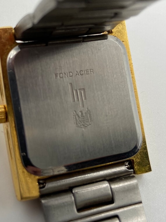 Rare Vintage Lip Fond Acier Gents 2 tone stainless st… - Gem