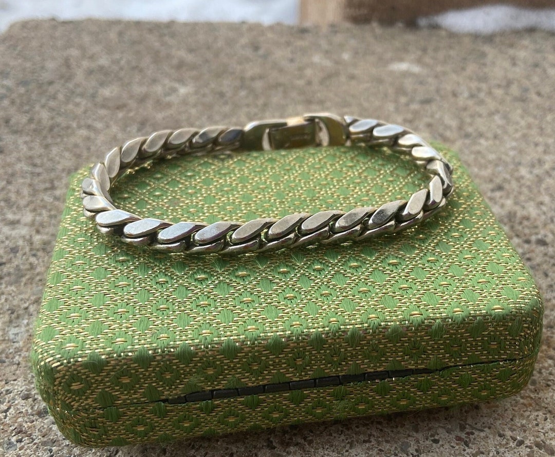 Vintage 1980s Signed Sperry Silvertone Bracelet - Etsy